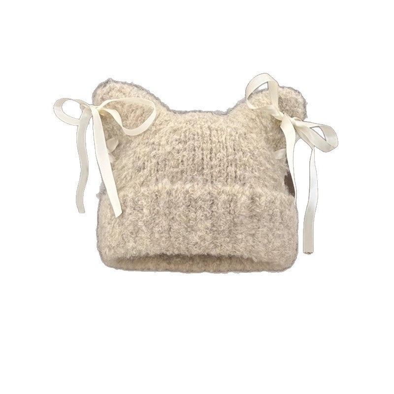Bow-knot Knitted Casual Hat For Women – Cynthia's Amazing Deals