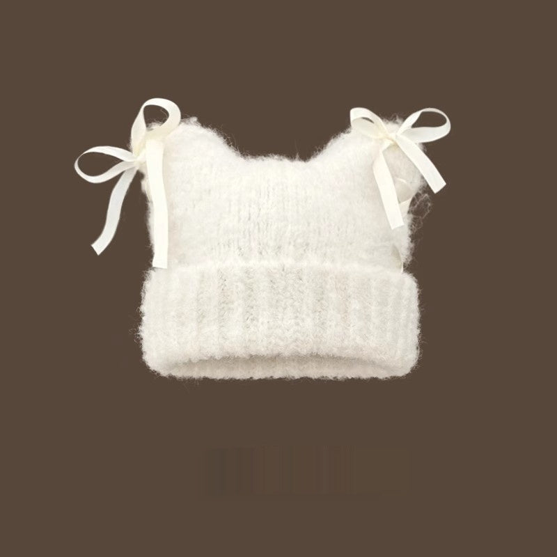 Bow-knot Knitted Casual Hat For Women – Cynthia's Amazing Deals